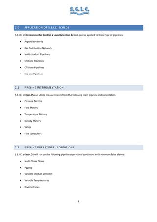 ecoLDS - Environmental COntrol & Leak Detection System | PDF