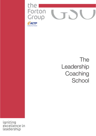 Brochure leadership coaching school | PDF | Professional School ...
