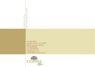Brochure Lympha | PPT