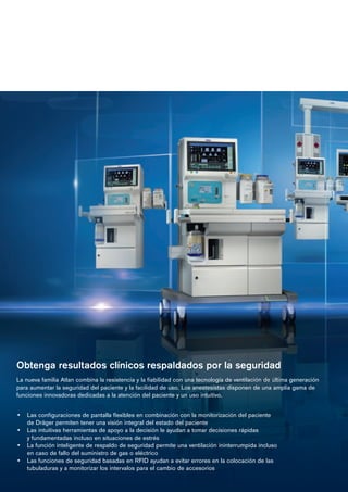 BROCHURE MAQUINA DE ANESTESIA Atlan 300 DRAGER.pdf
