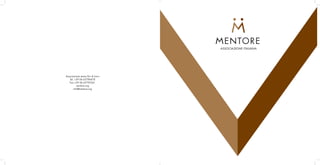 Brochure mentore | PPT