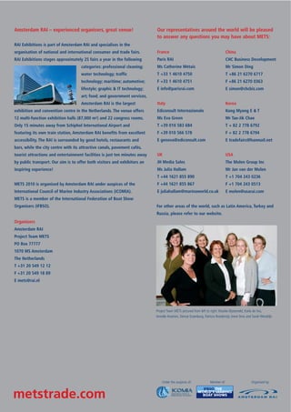 Brochure Mets 2010 | PDF