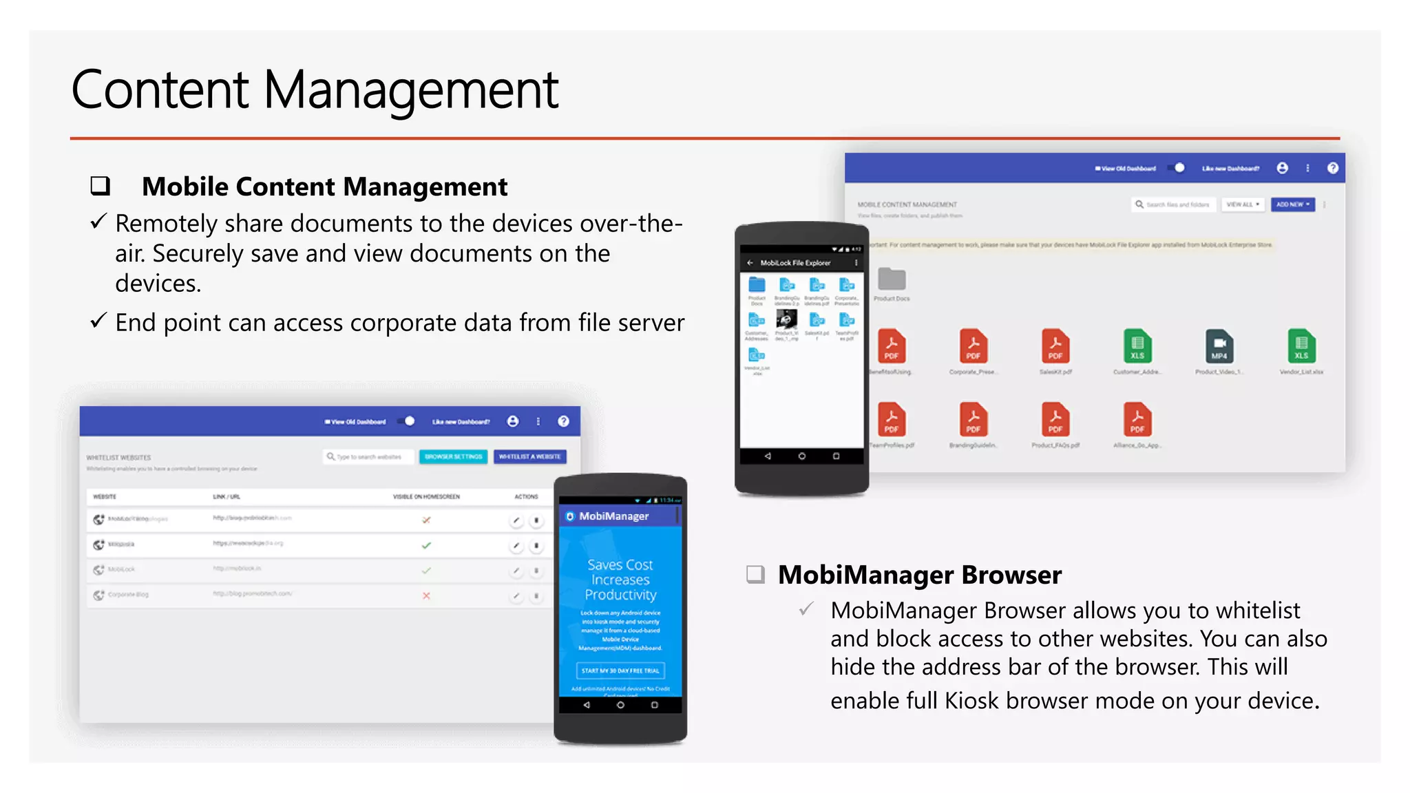 [Brochure ] mobi manager mdm_software | PDF | Operating Systems ...