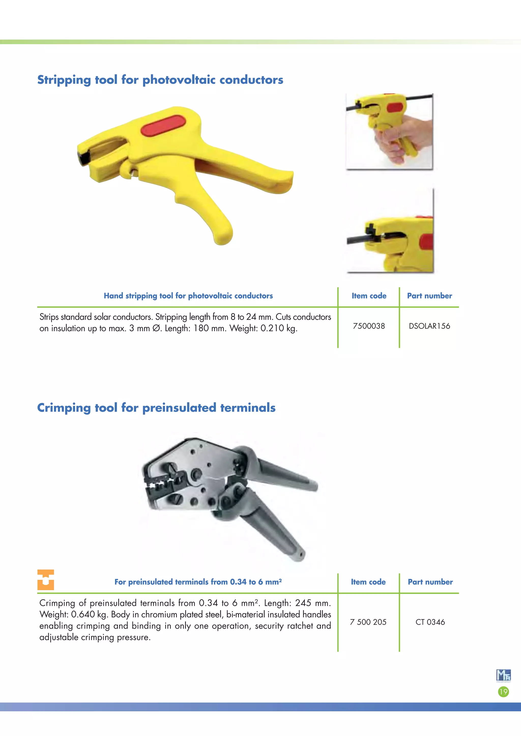 Mecatraction - Photovoltaic PV Cable Connectors & Earth Clamps | PDF ...