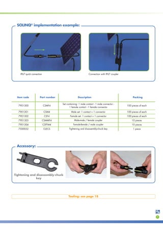 Mecatraction - Photovoltaic PV Cable Connectors & Earth Clamps | PDF ...