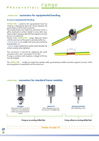 Mecatraction - Photovoltaic PV Cable Connectors & Earth Clamps | PDF ...