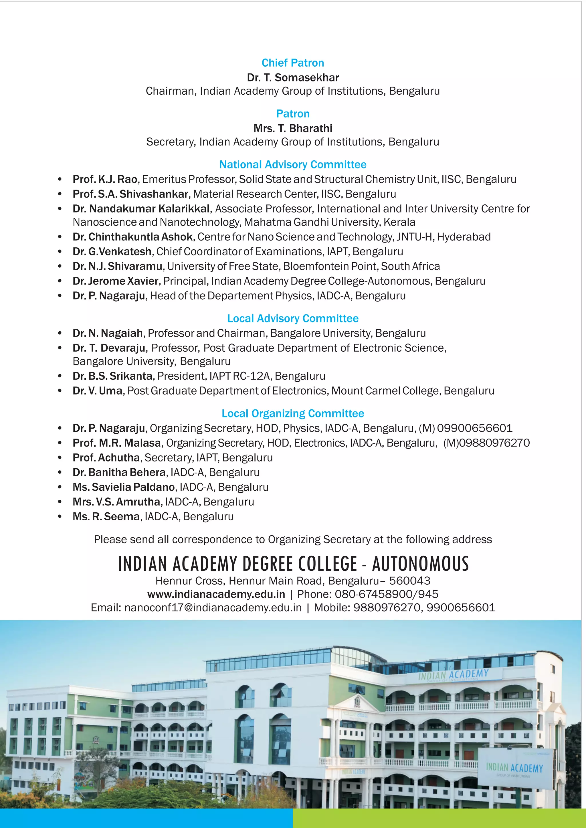 Brochure national conference | PDF