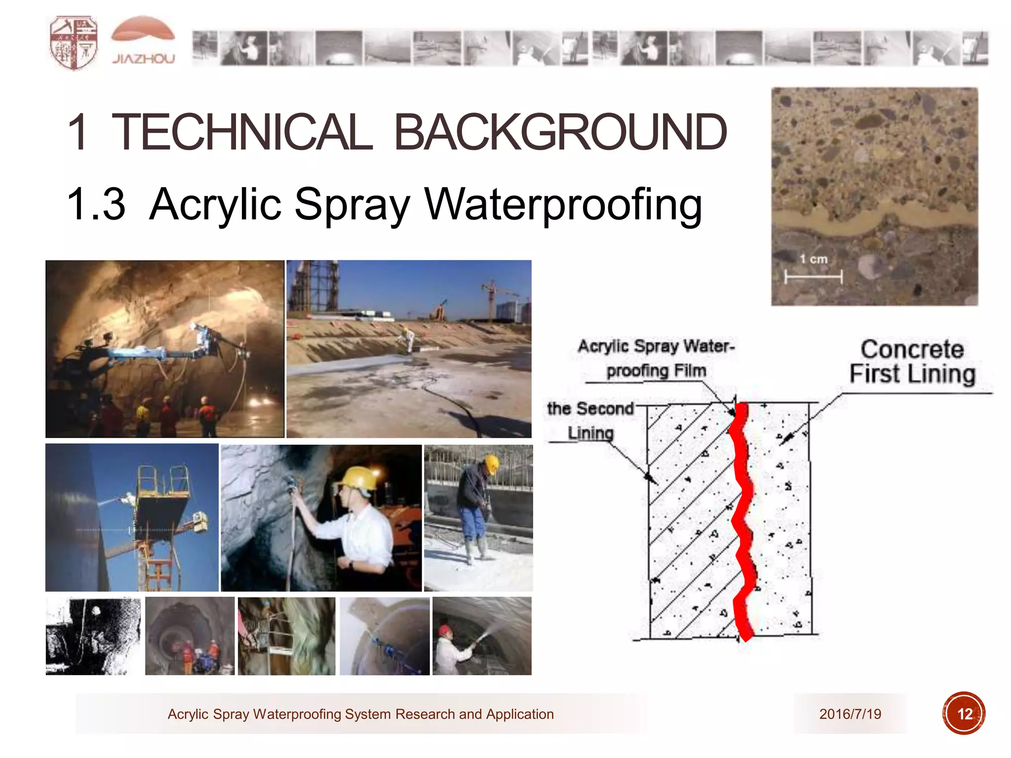 PMC-S Acrylic Liquid Cold Spray Applied Waterproofing System ...