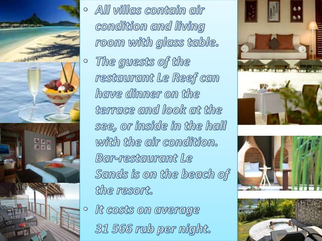 Brochure of bora bora | PPTX