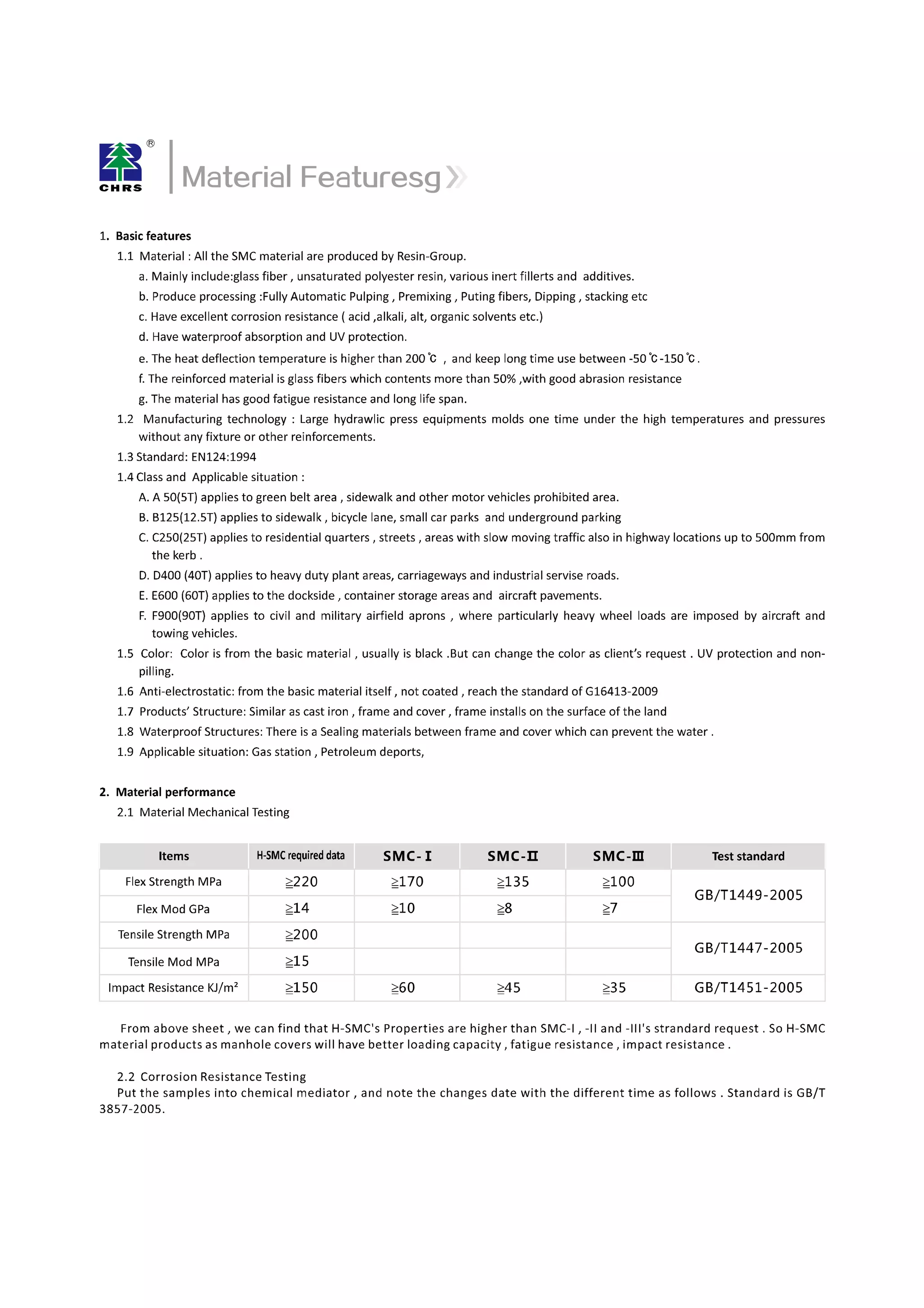 Brochure of smc composite manhole covers | PDF