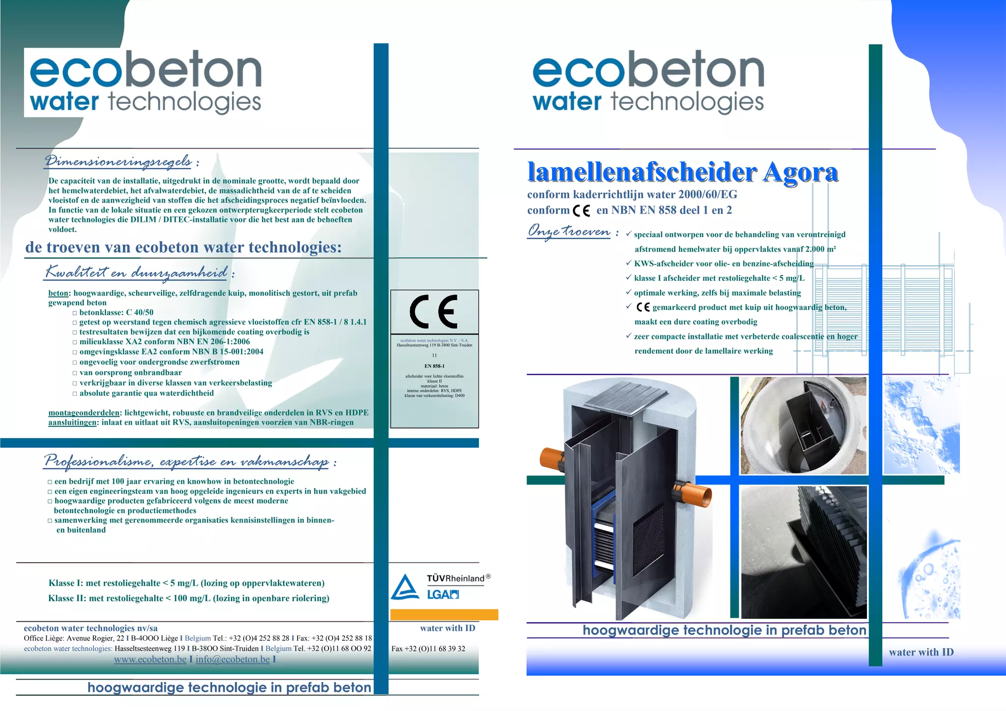 Ecobeton - Brochure Olieafscheider | PDF
