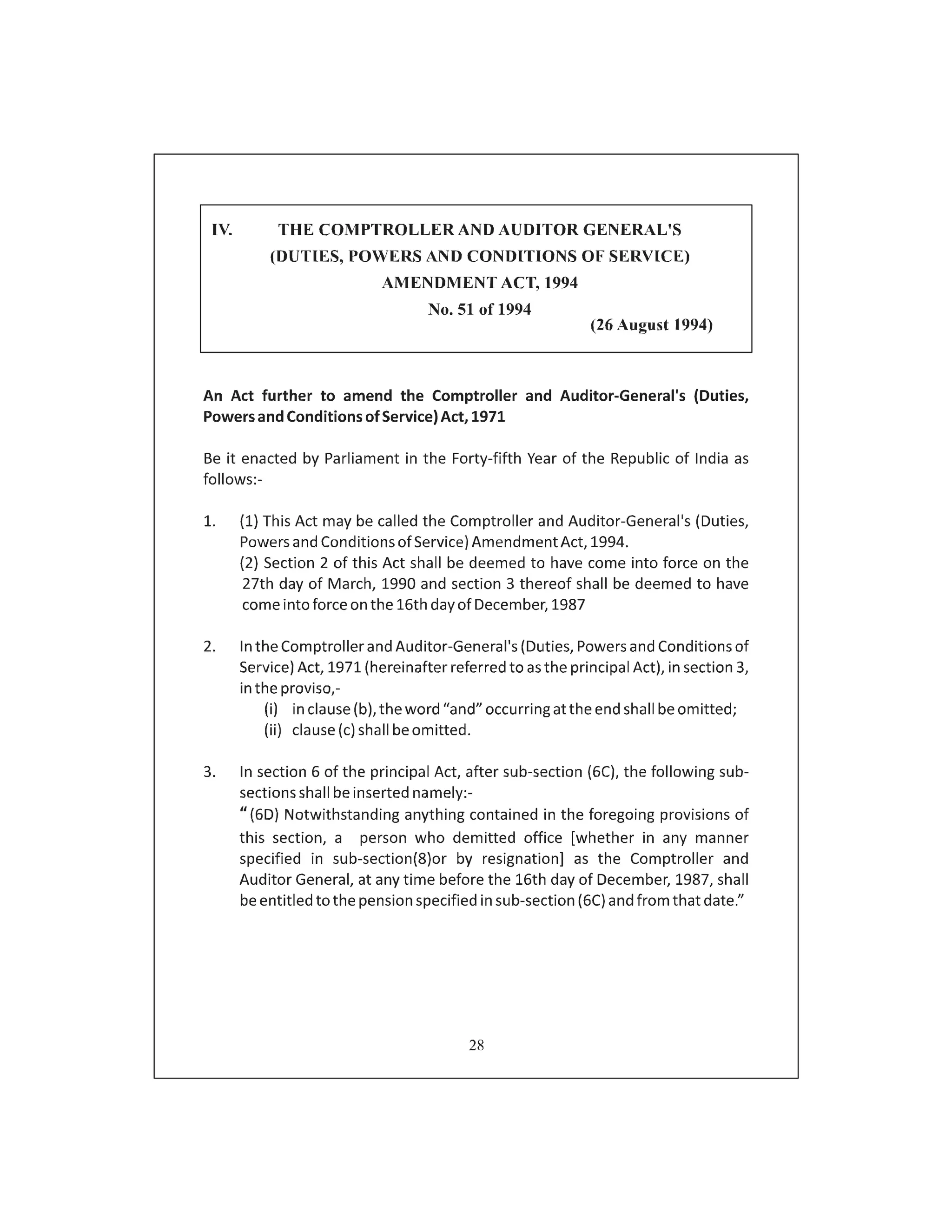 Brochure on the Comptroller and Auditor General of India (DPC) Act ...