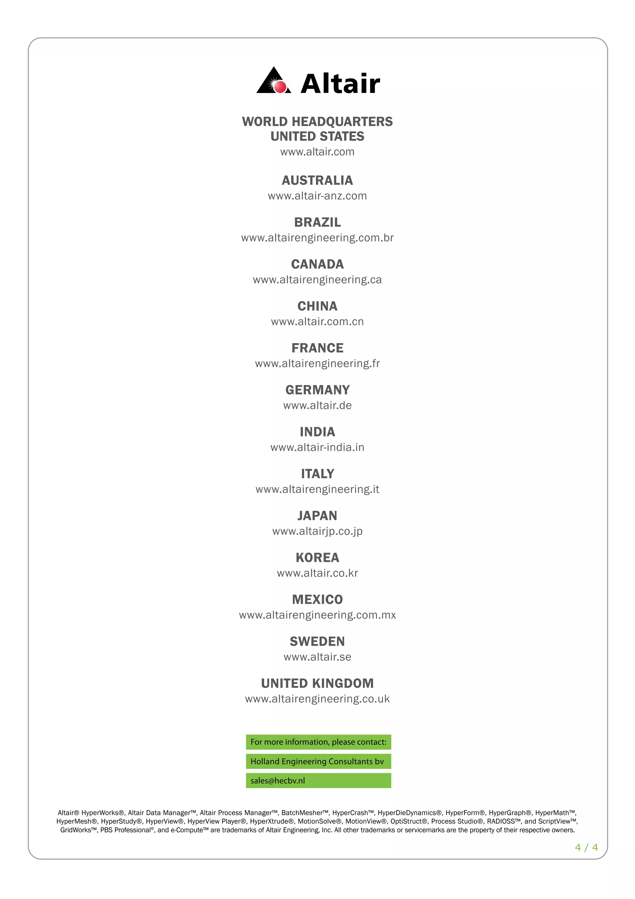 Brochure optistruct | PDF