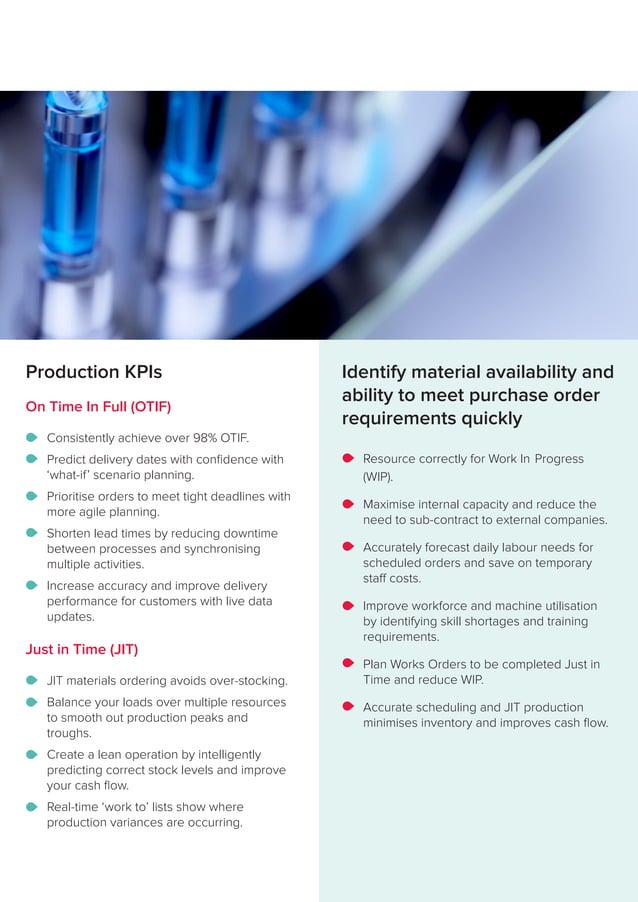Access Orchestrate - Production Planning and Scheduling | PDF