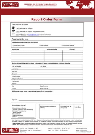 Global E-Commerce Delivery Report 2011 | PDF