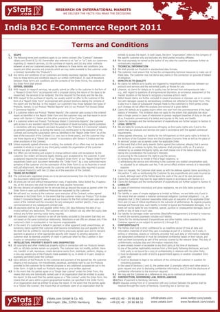 Brochure & Order Form_India B2C E-Commerce Report 2011 | PDF