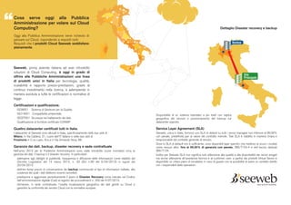 Il Cloud Seeweb per la Pubblica Amministrazione | PDF
