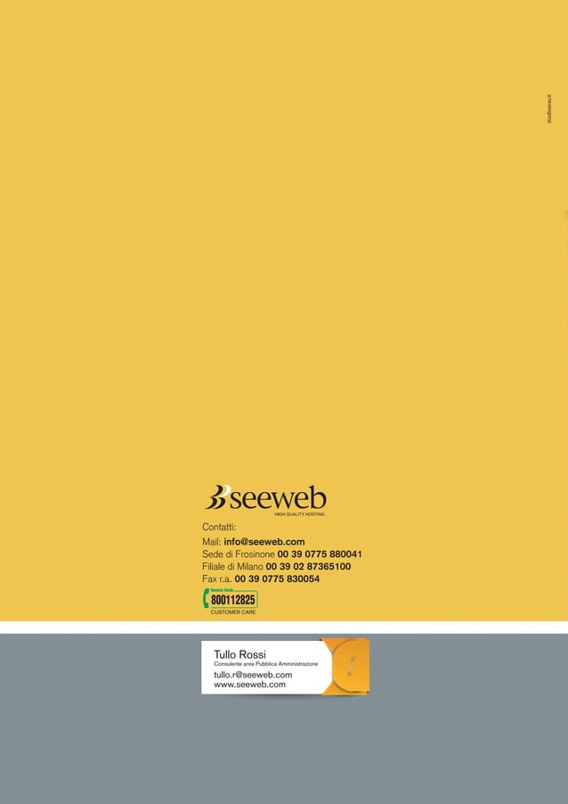 Il Cloud Seeweb per la Pubblica Amministrazione | PDF