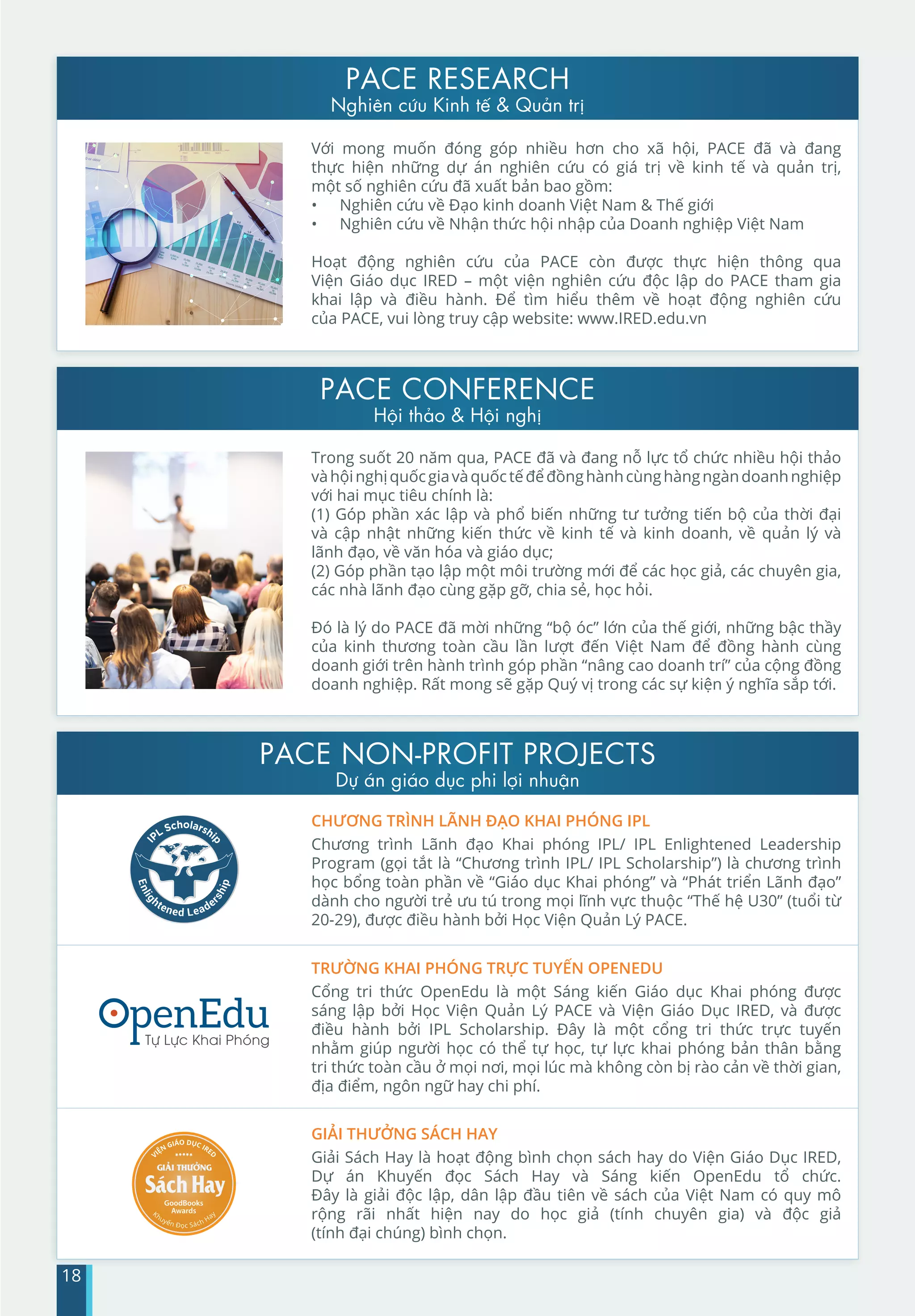 Brochure PACE Institute of Management | PDF