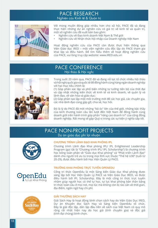 Brochure PACE Institute of Management | PDF