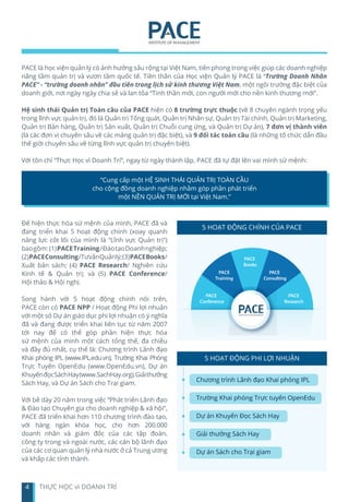 Brochure PACE Institute of Management | PDF