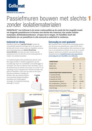CELLUMAT - Brochure PASSIFBLOC | PDF | Construction Industry | Industries