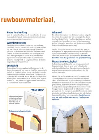 CELLUMAT - Brochure PASSIFBLOC | PDF | Construction Industry | Industries