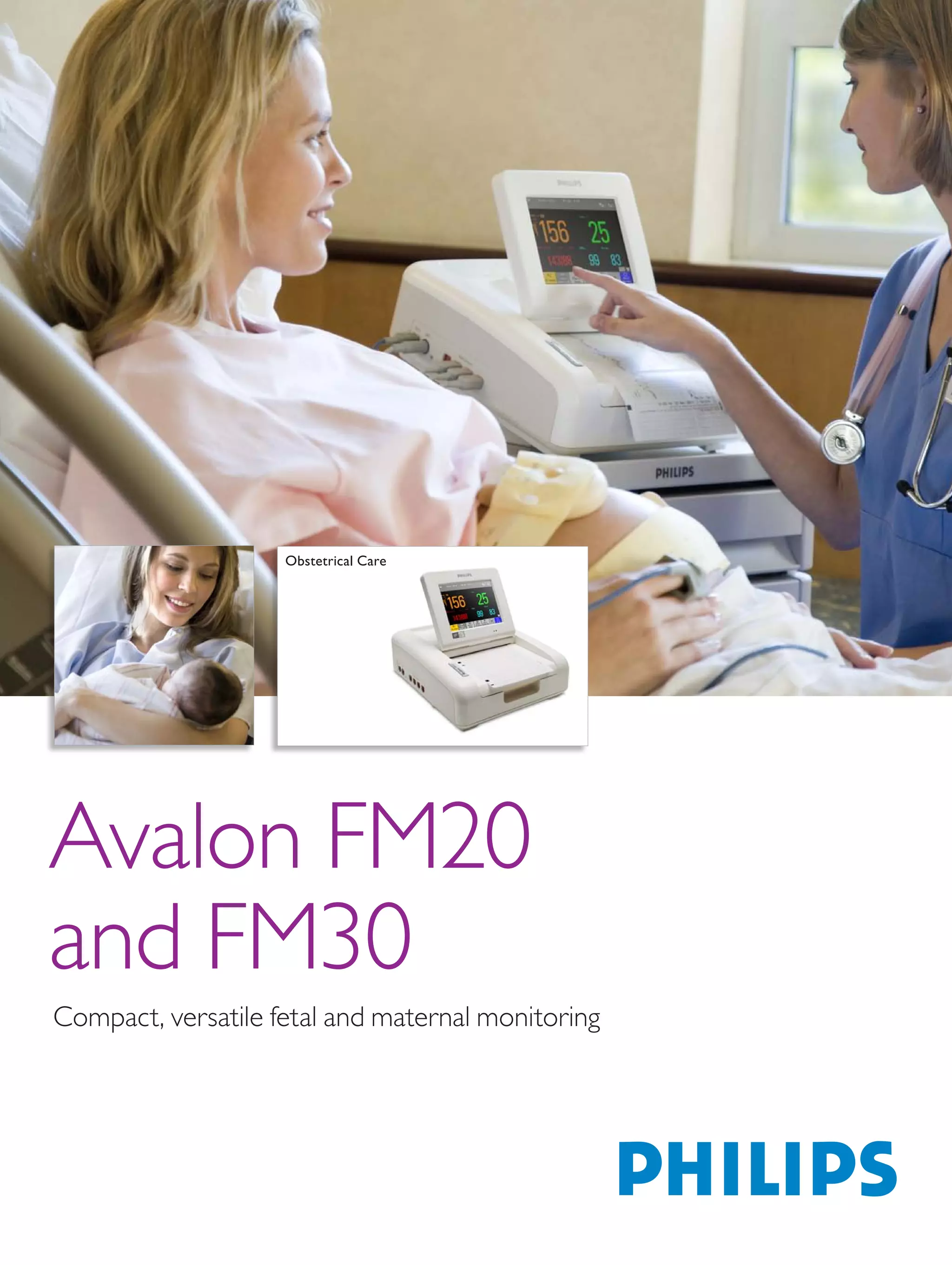 Brochure Philips Avalon Fetal Monitor FM 30 Cardiotocograph.pdf