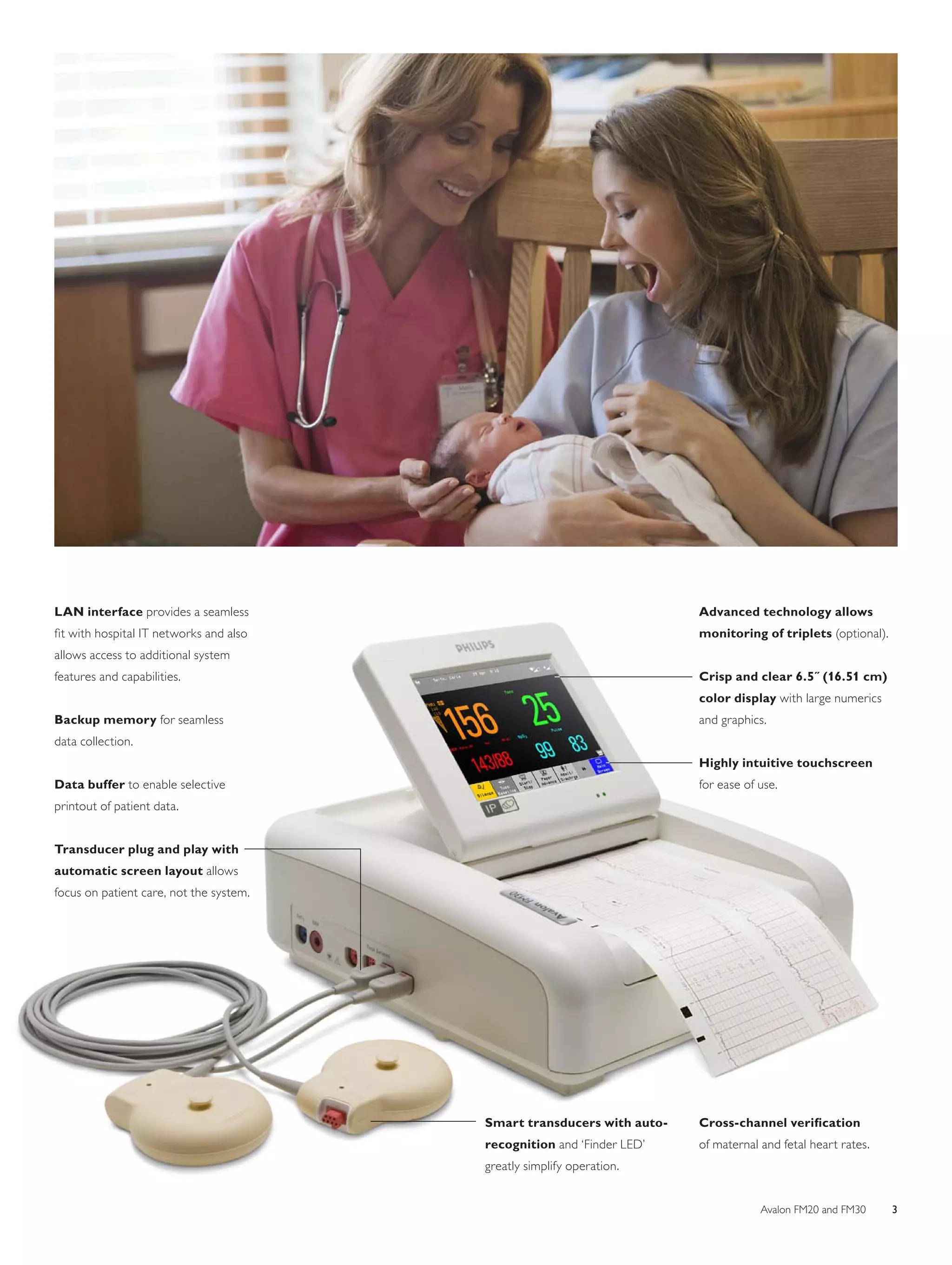 Brochure Philips Avalon Fetal Monitor FM 30 Cardiotocograph.pdf