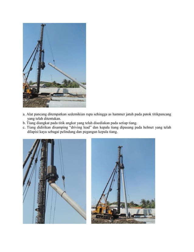 metode pancangan pipa | PDF