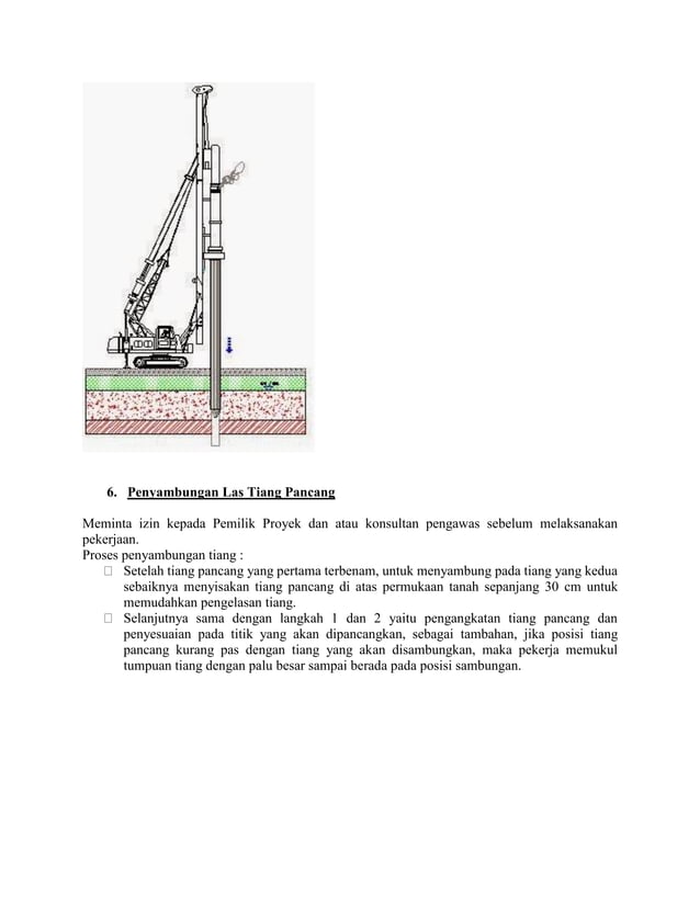 metode pancangan pipa | PDF