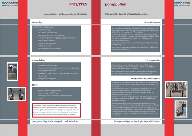 Ecobeton - Brochure Pompput | PDF | Home Appliances | Home & Garden