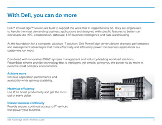 Brochure Poweredge Server Portfolio 12 05 | PDF