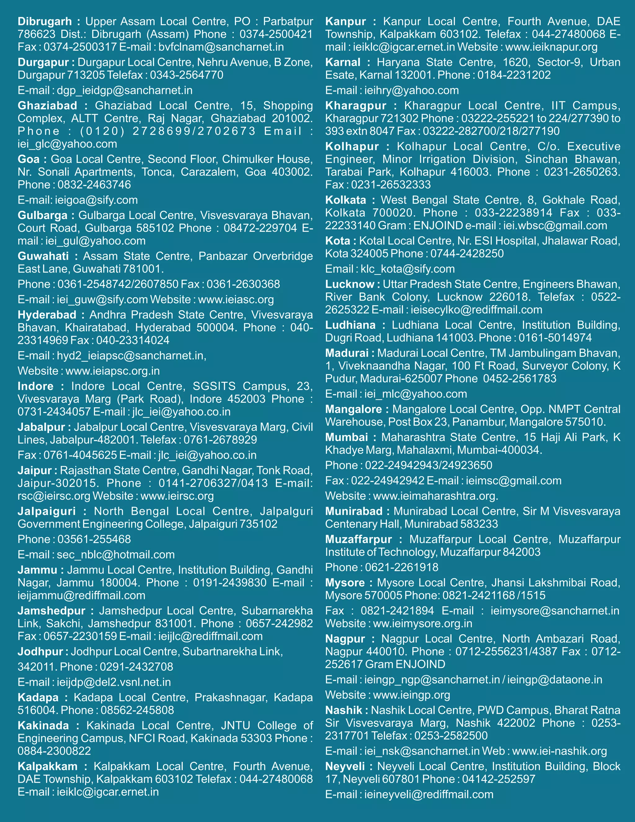 About The institution of Engineers (India) | PDF