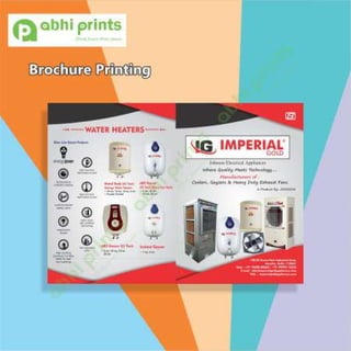 Luxury Brochure Printing for High-End Brands | Abhiprints | PDF