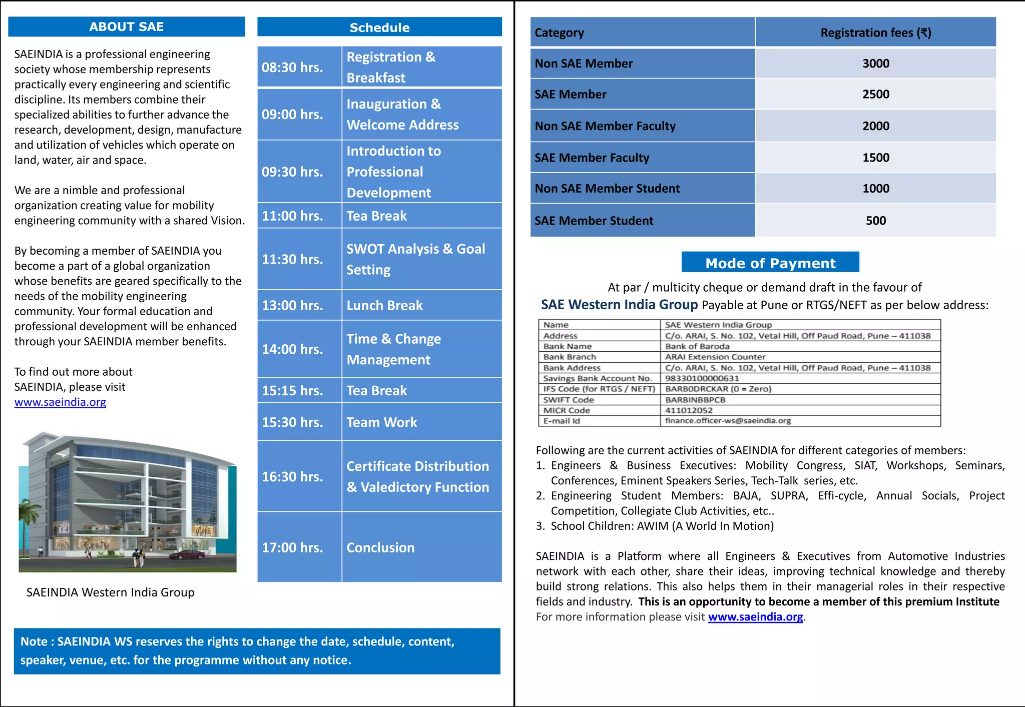 Brochure on Professional Development for Engineers_16.03.2018 | Business | Business and Finance