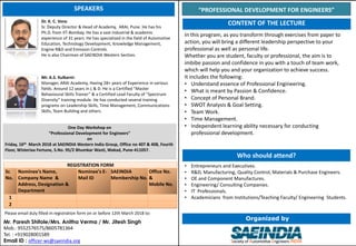 Brochure on Professional Development for Engineers_16.03.2018