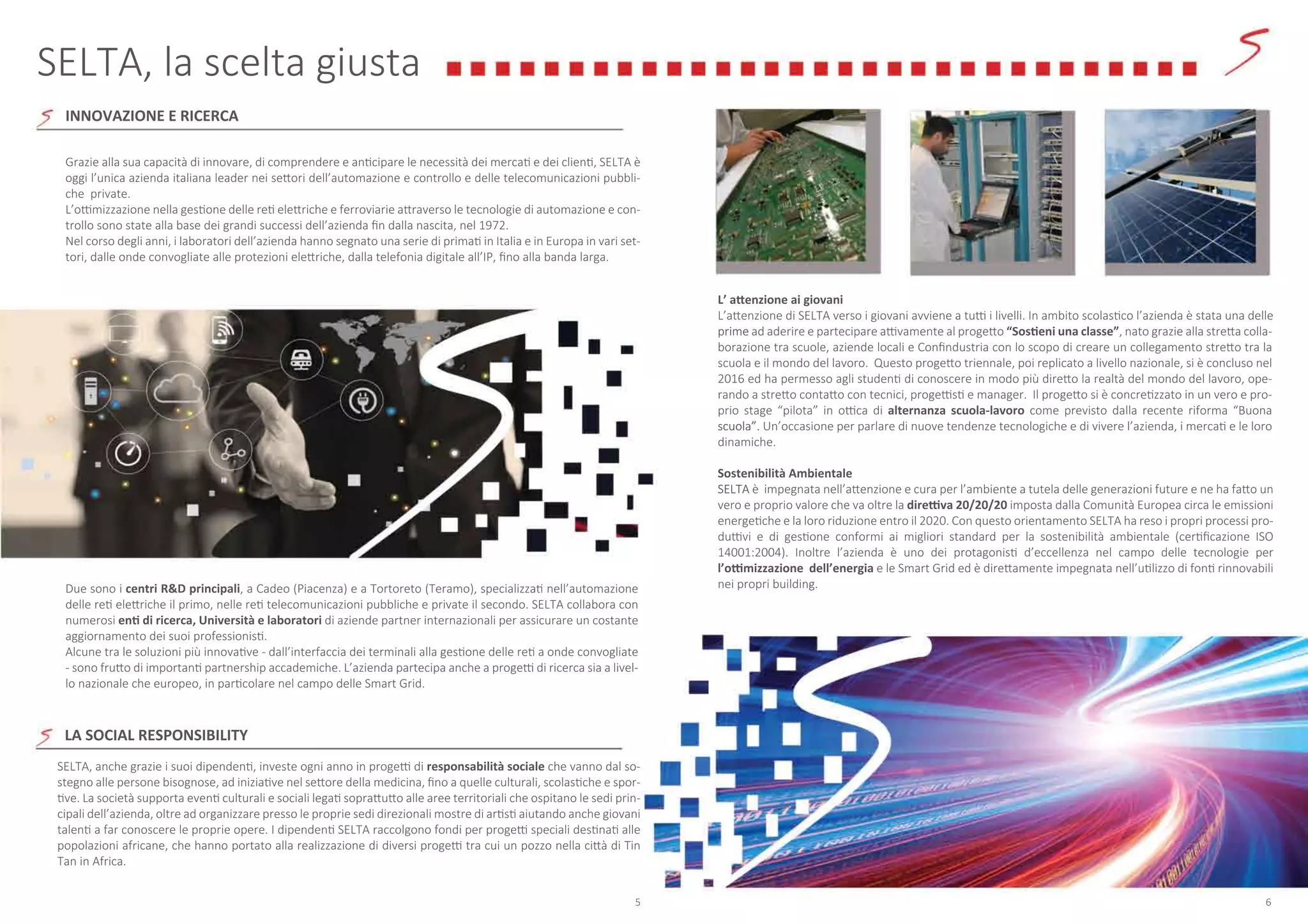 Profilo aziendale SELTA | PDF | Technology Industry | Industries