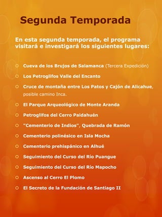 Brochure programa Rutas de Nuestra Geografía Sagrada | PDF