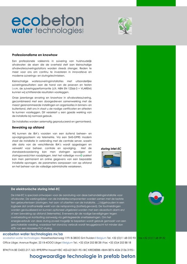 Ecobeton - Brochure Q-Fyt | PDF