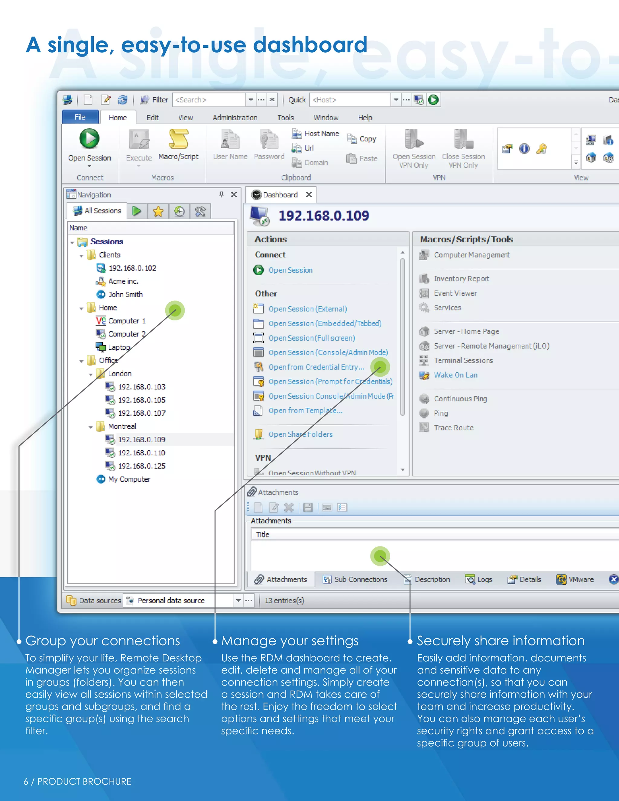 Remote Desktop Manager brochure | PDF