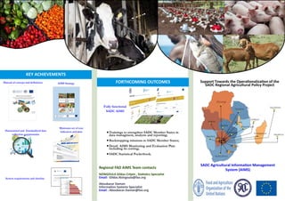 SADC Agricultural Information Management System Screenshot | PDF