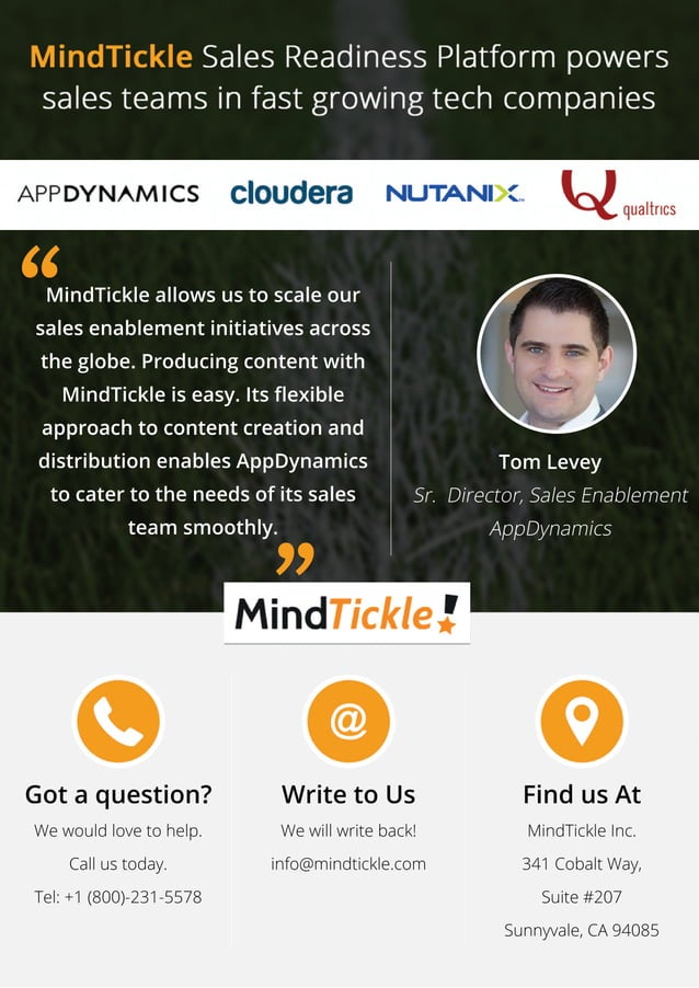 MindTickle Dreamforce 2015 Brochure | PDF
