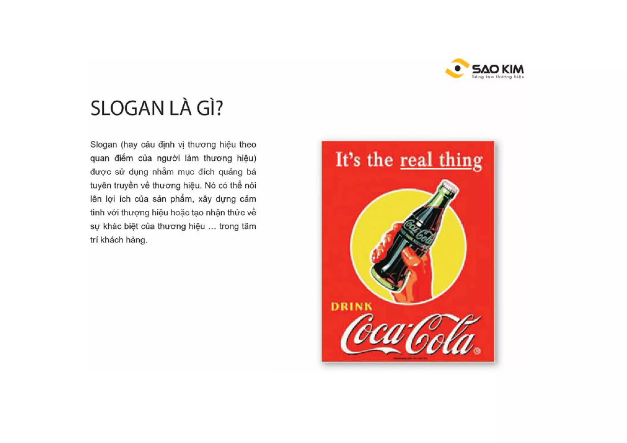 Sáng tác slogan - Thiết kế slogan chuyên nghiệp bởi Sao Kim Branding | PDF