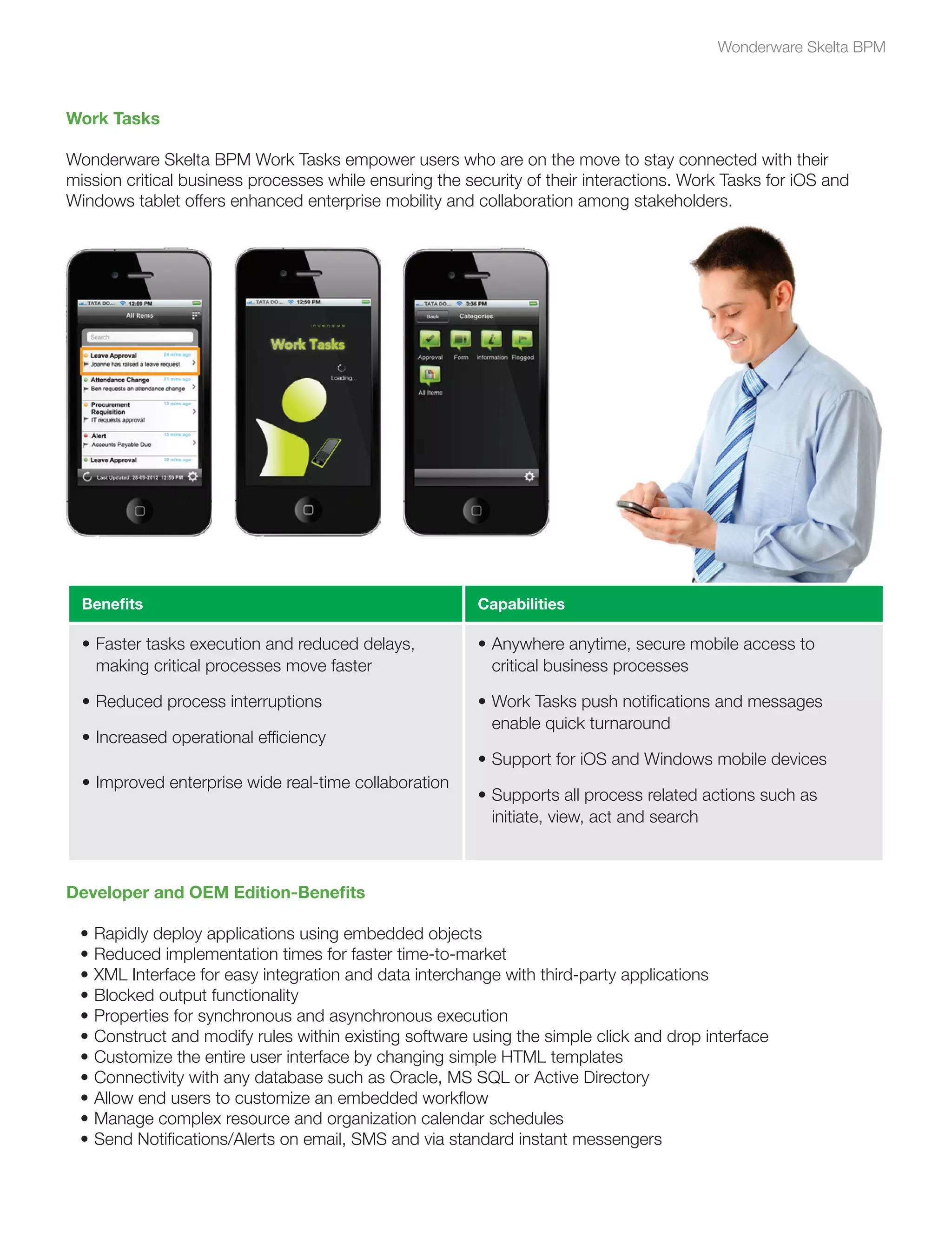 Wonderware Skelta BPM Software Brochure | PDF