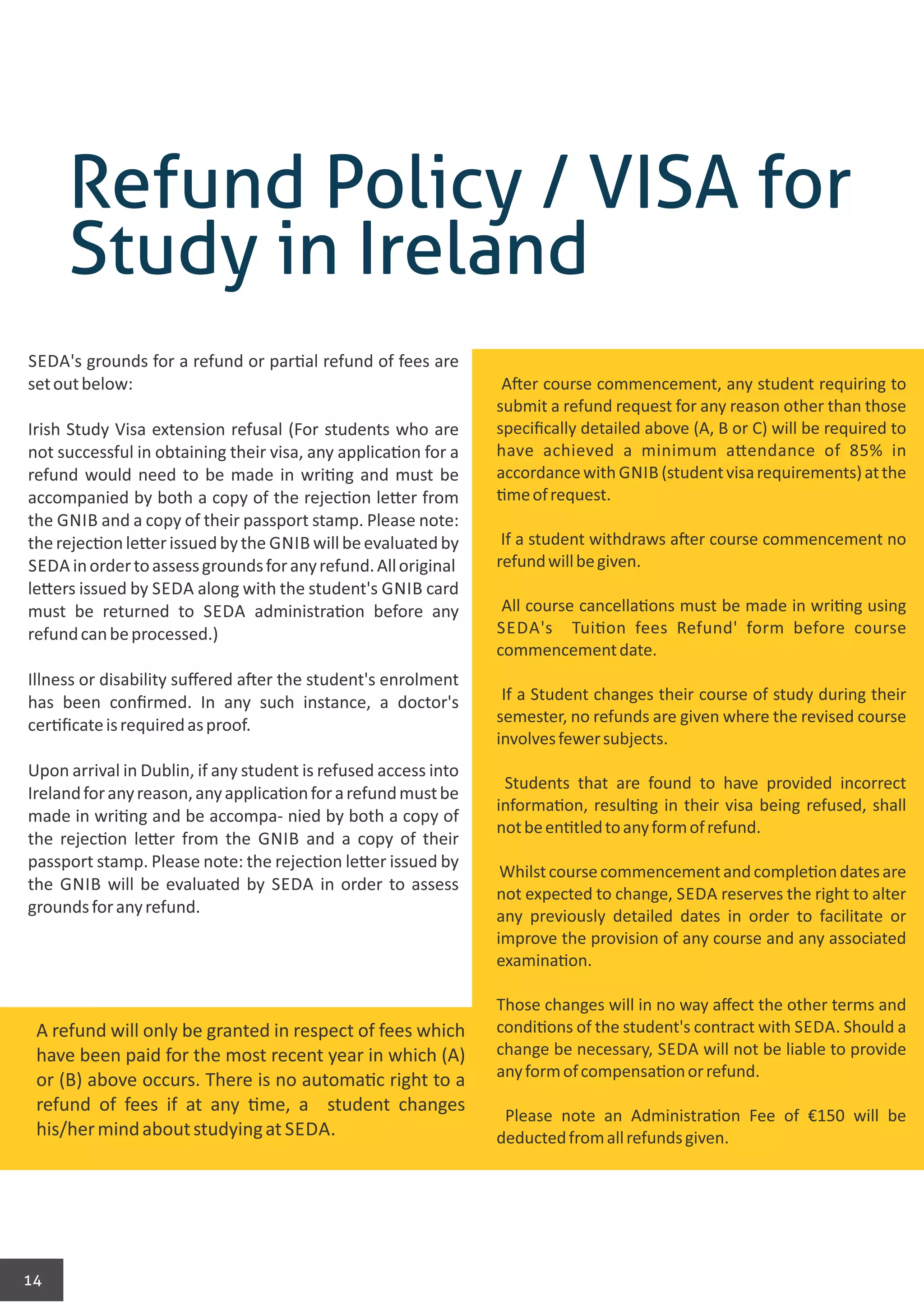 Academic Brochure of SEDA College | PDF