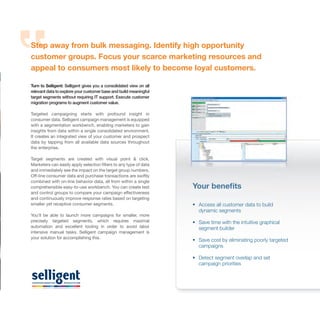 Brochure selligent interactive marketing | PDF | Marketing and ...