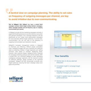 Brochure selligent interactive marketing | PDF | Marketing and ...