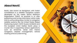 Brochure Seminar - NavIC .pdf on the Indian Navigation System | PDF