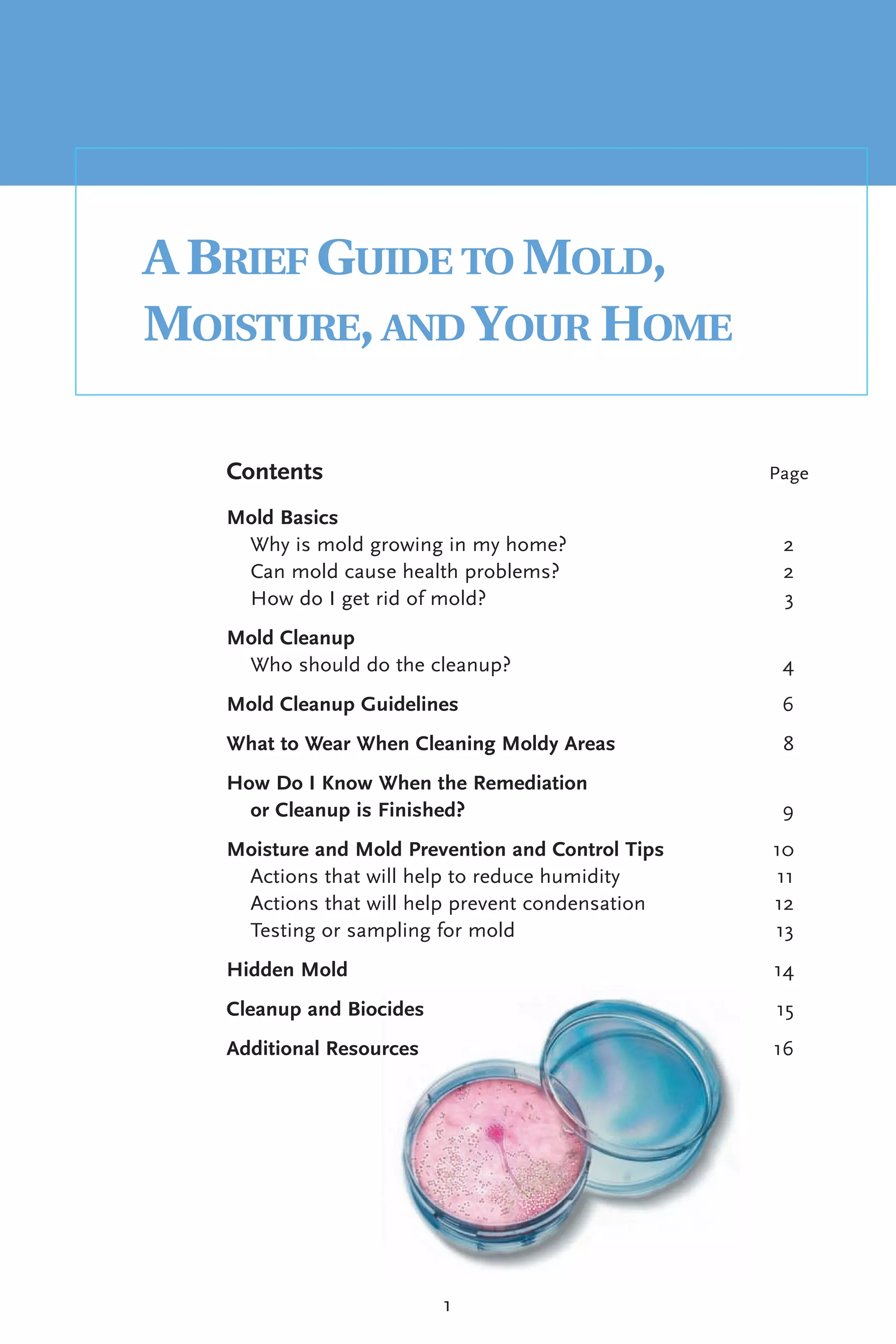 EPA Guide to Mold | PDF